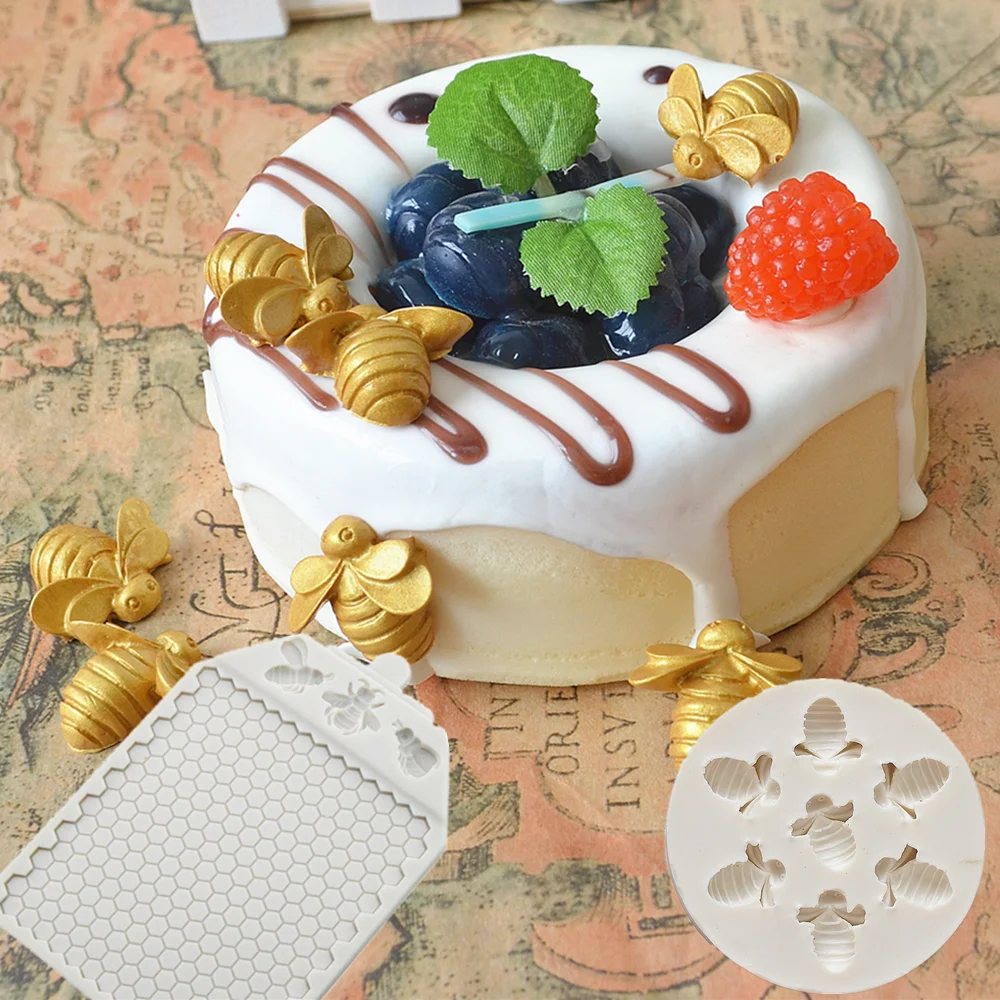 Little-Bee-Silicone-Mold-Fondant-Mold-DIY-Cake-Decoration-Tool ...