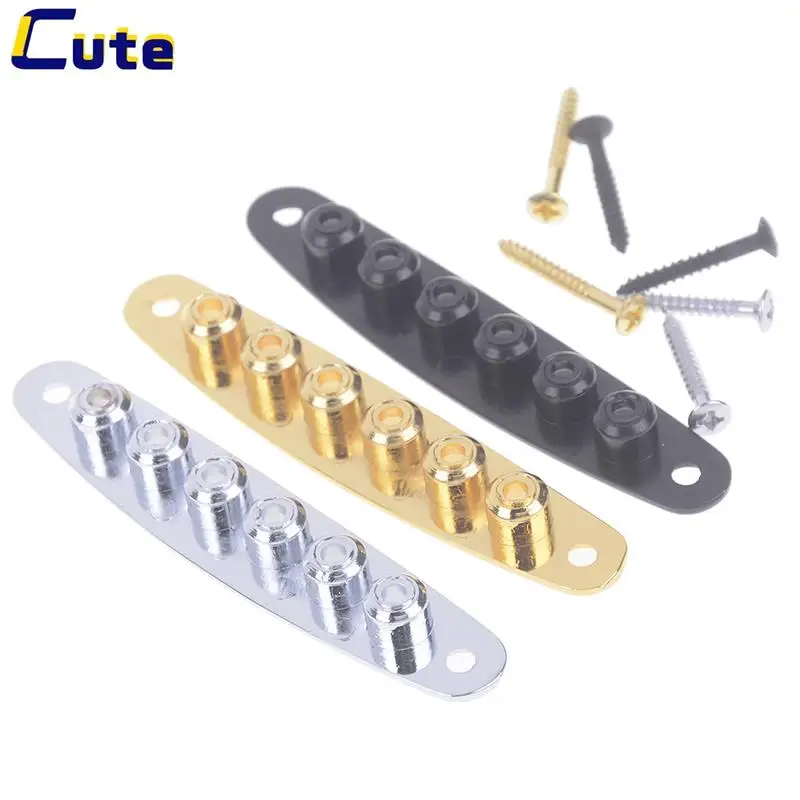 1Pcs-Electric-Guitar-Bridge-String-Thru-Body-Ferrules-Bushing-Plate ...
