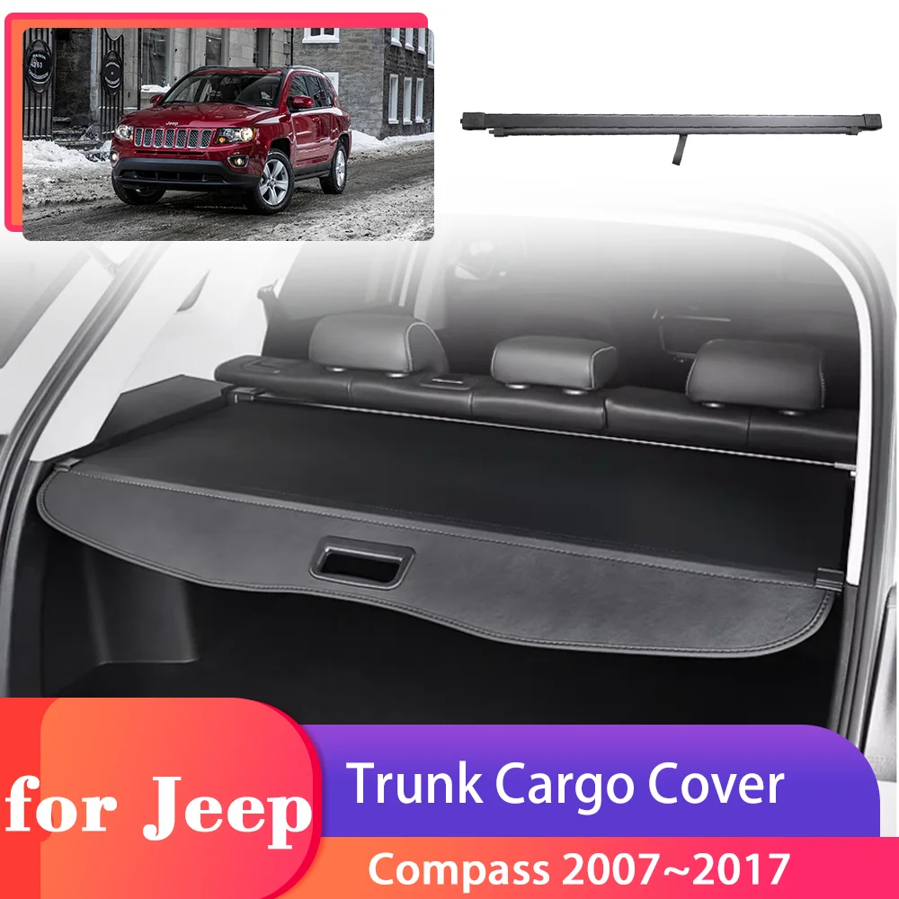 Car Trunk Cargo Cover For Jeep Compass 2007~2017 2008 Rack Luggage Tray ...