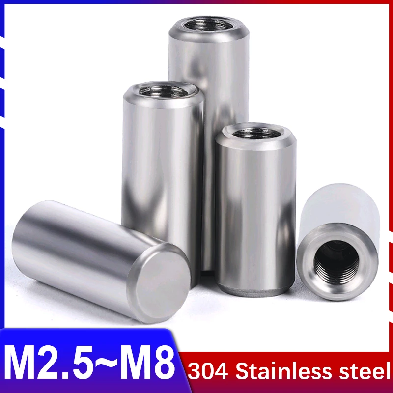 Internal Thread Cylindrical Pin | Stainless Steel Dowel Pin M6 - 304 ...