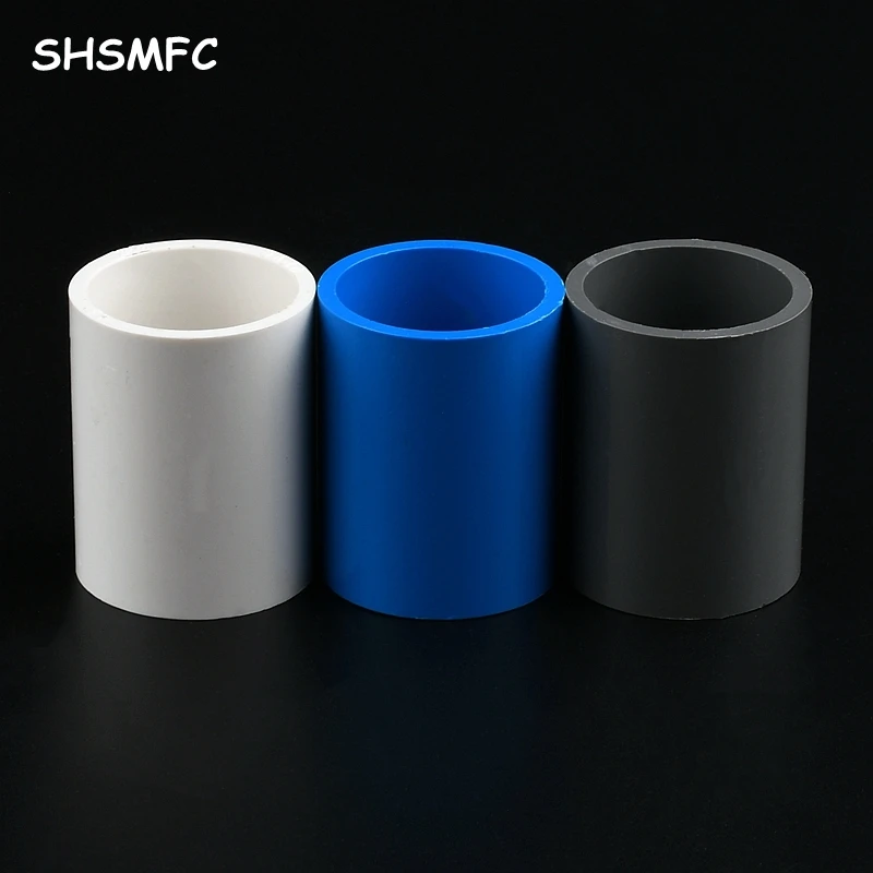 20-25-32-40-50-63-75mm-PVC-Pipe-Straight-Coupling-Connector-Plastic ...