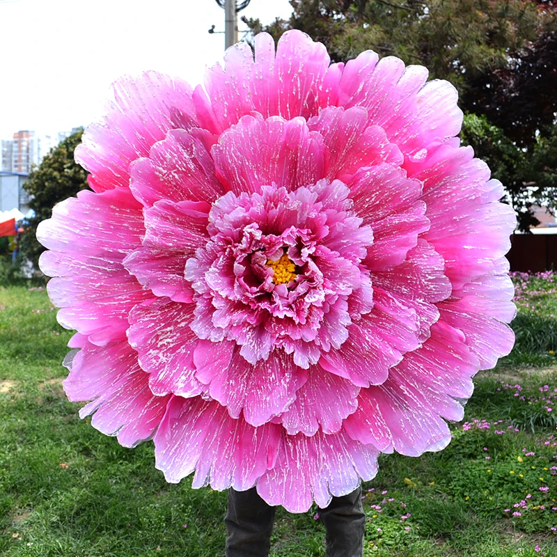 Accesorio-de-peon-a-para-actuaci-n-de-baile-sombrilla-de-flor-de-peon-a ...