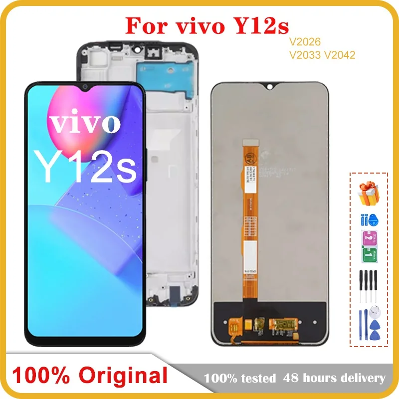Original Y12s Screen 6.51" For VIVO Y12s LCD Display Touch Screen ...