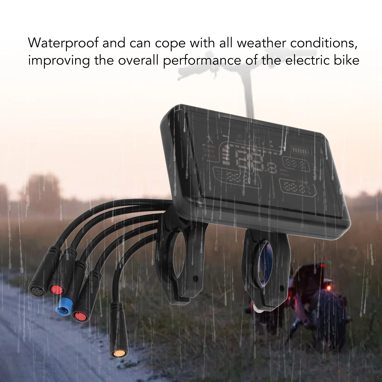 Electric Bicycle Display Panel Speed Gear Power Mode Indicator Meter ...