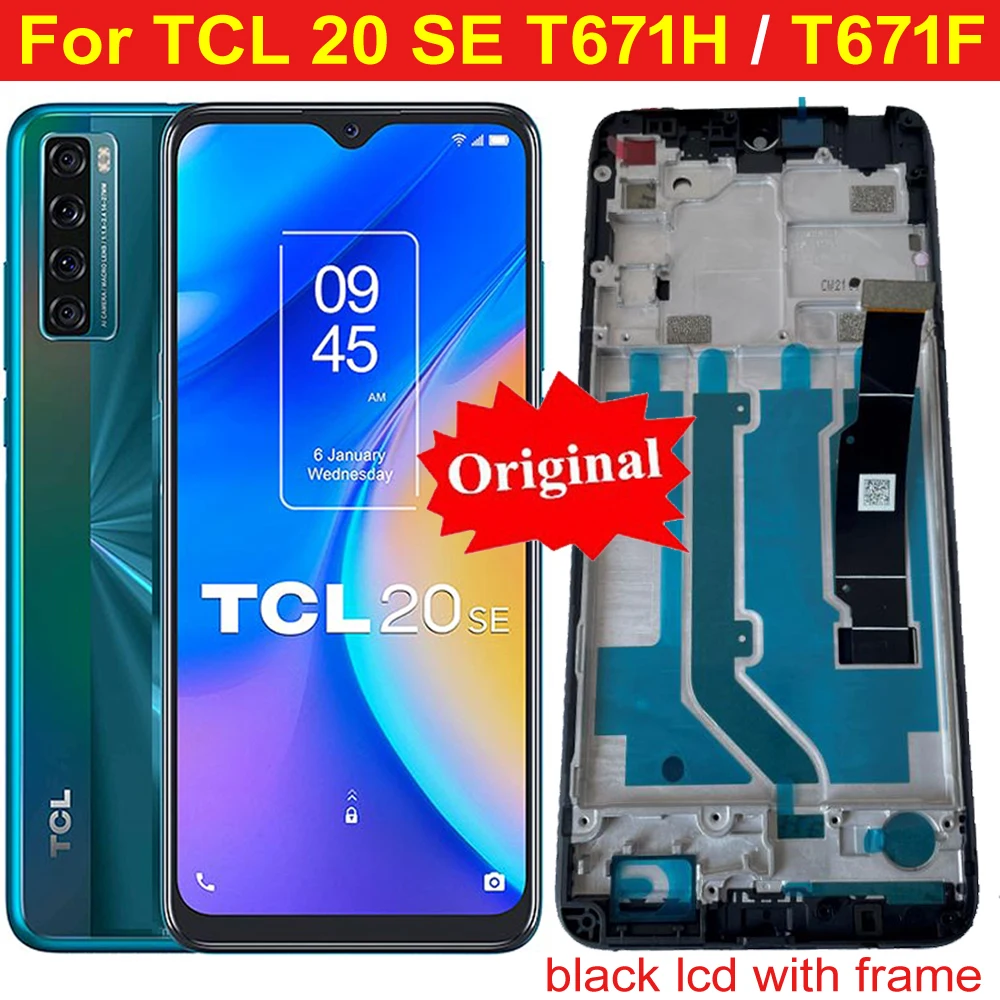 Pantalla LCD Original para TCL 20 SE T671H T671F, montaje de ...
