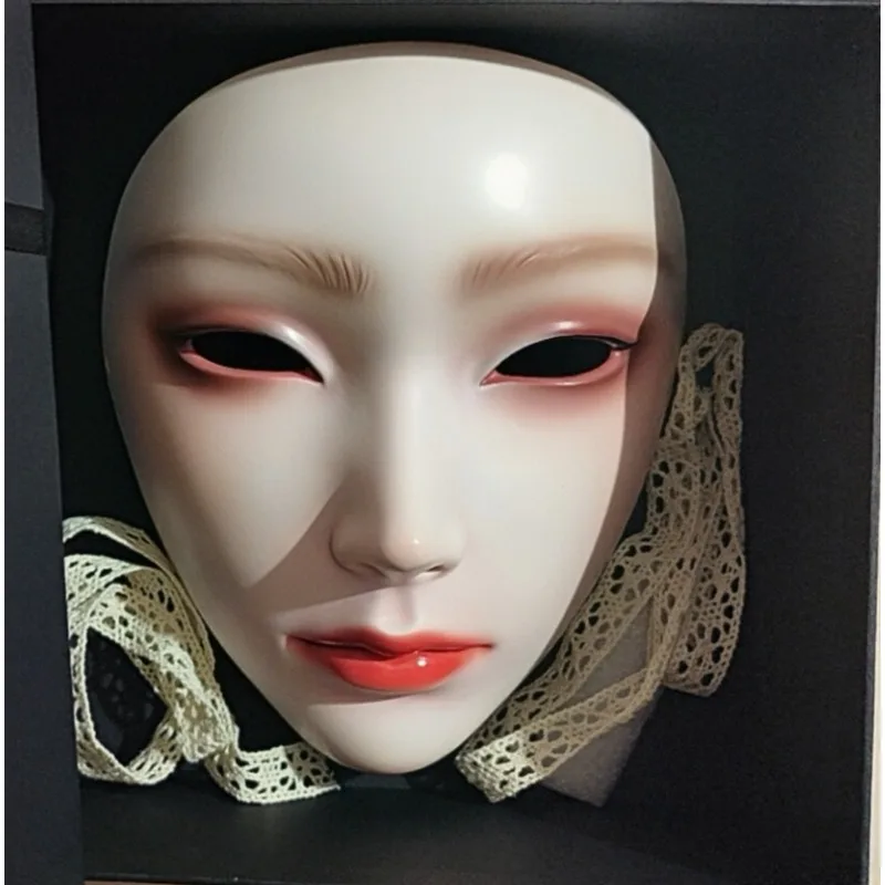 Japanese-Style-Women-Soul-Mask-Ancient-Warrior-Wearable-Decor-Mask ...