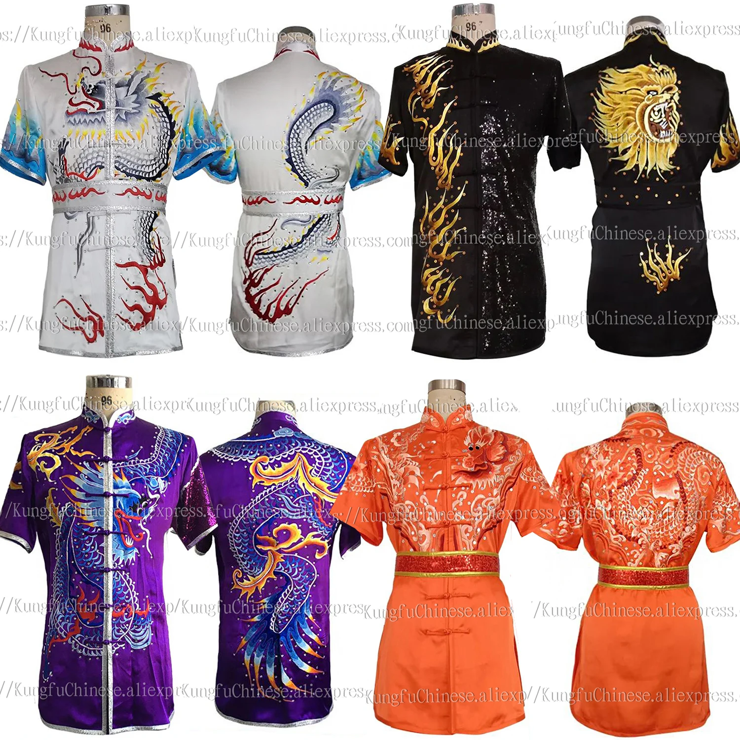 Upscale Wushu uniform Kungfu costume Martial arts garment Changquan ...