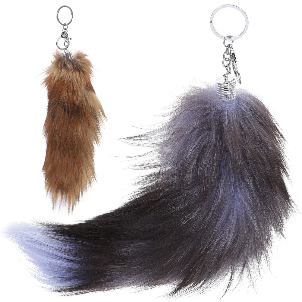 2-Pcs-Tail-Keychain-Girl-Real-Fox-Tails-Therian-Faux-Fur-Tote-Bag ...
