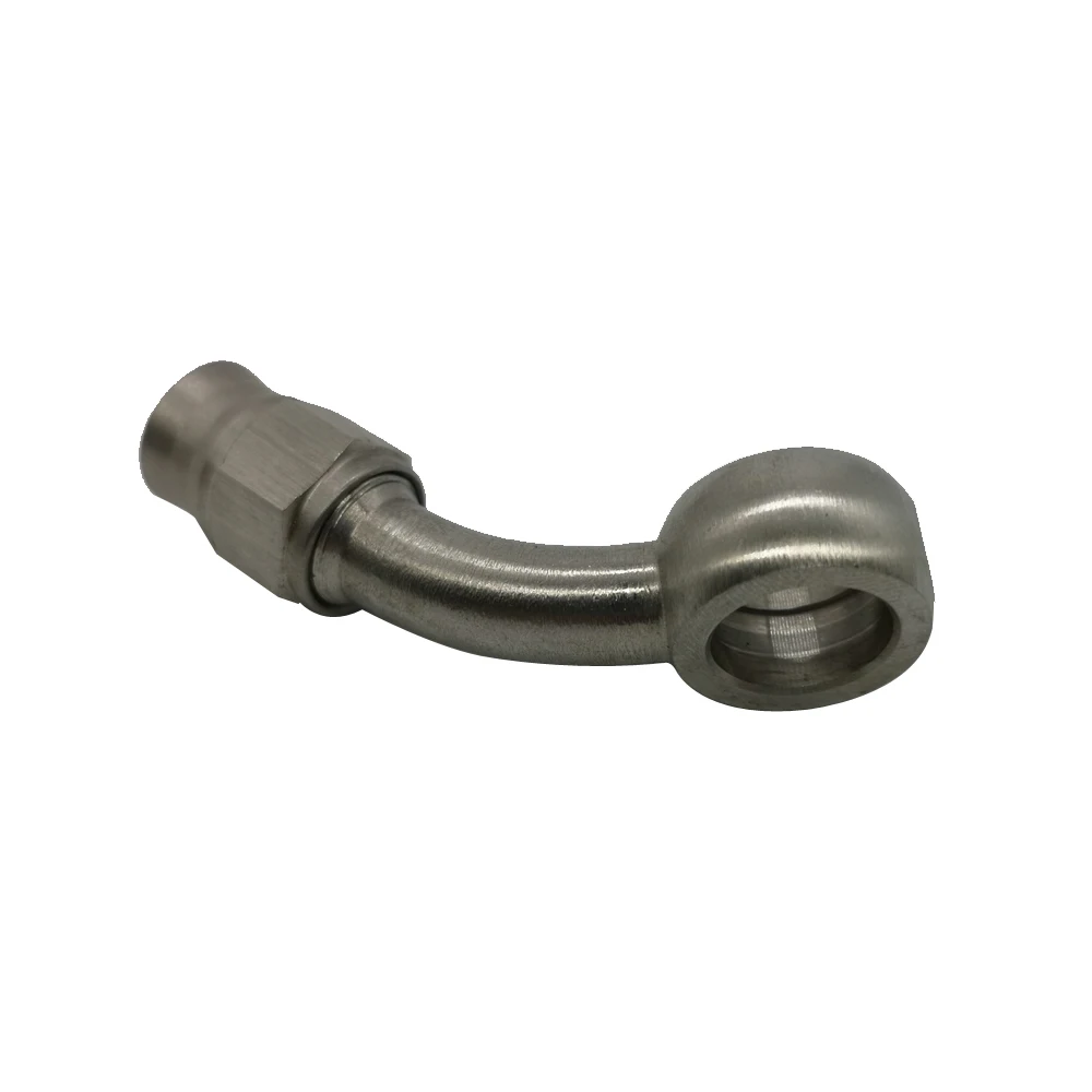 WILLIN Stainless Steel 45° Banjo to AN03 PTFE Teflon Hose End Brake ...