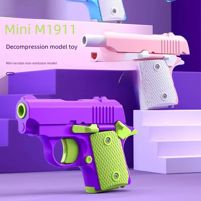 Gravity-Feeding-1911-Toy-Gun-3D-Printed-Anti-blowback-First-Generation ...