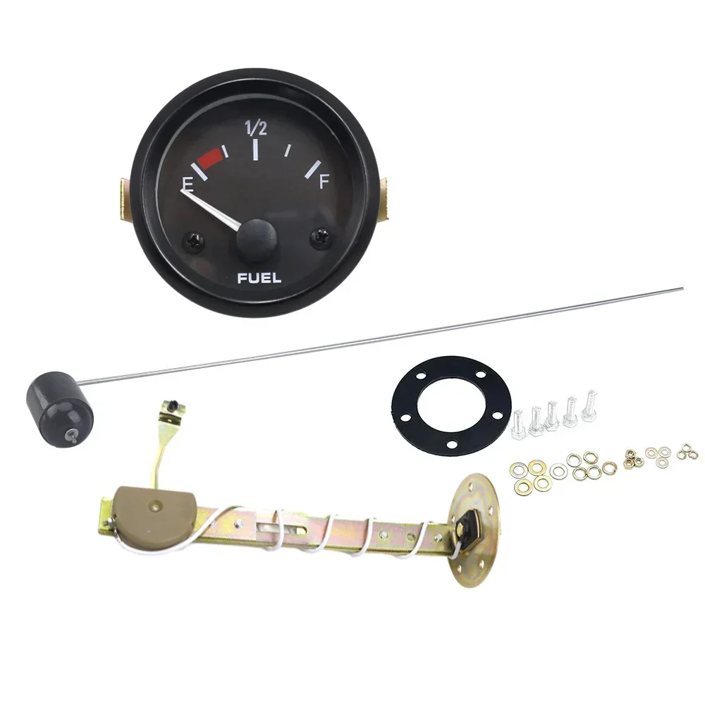 2-52mm-Universal-12V-Car-Auto-Fuel-level-Gauge-with-Fuel-Float-White ...