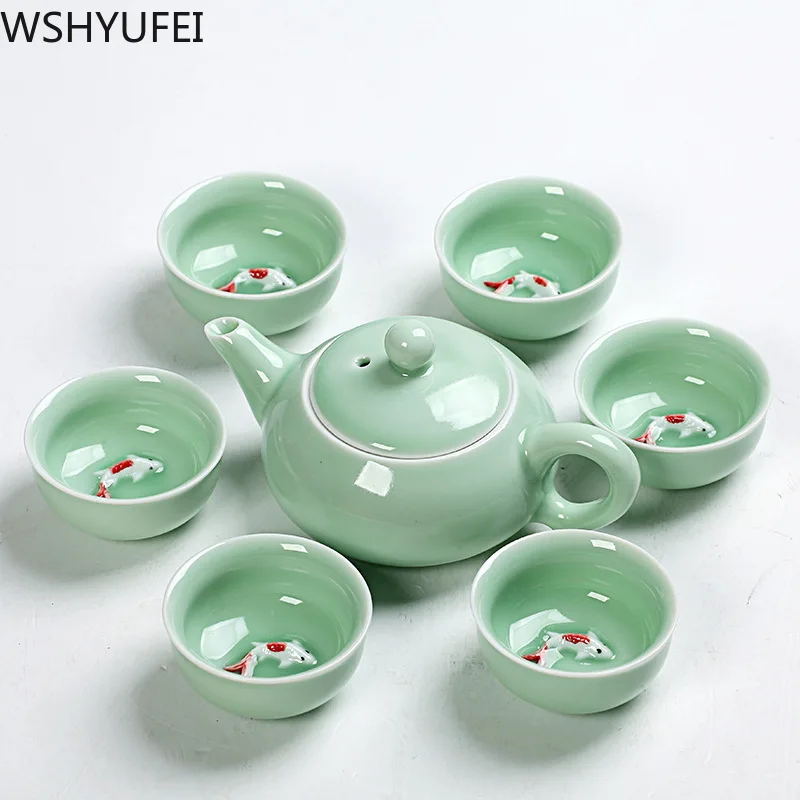 Chinese Porcelain Tea Sets | Porcelain Teapot Drinkware | Chinese Tea ...