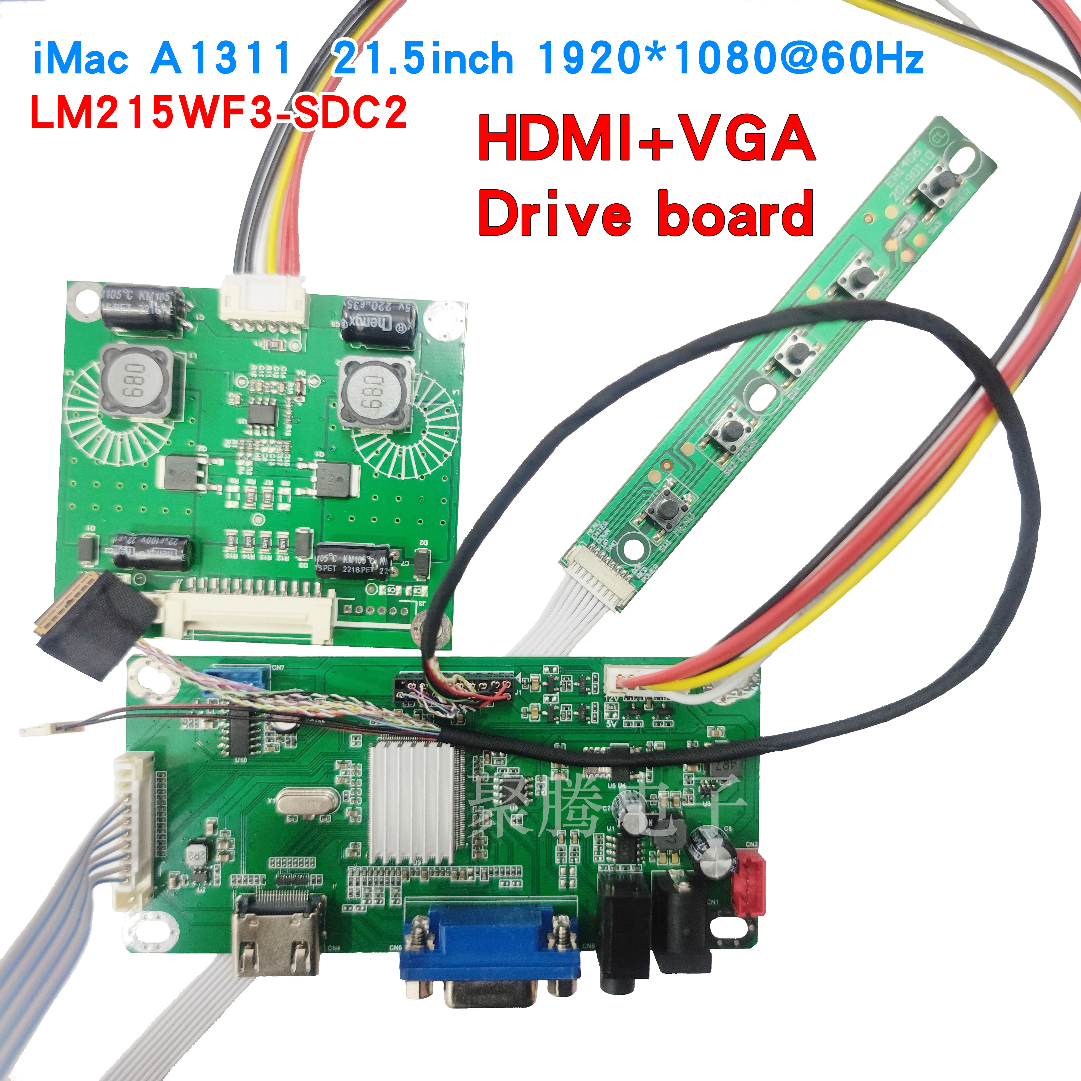 LM215WF3-SDC2-Drive-Board-iMac-21-5inch-A1311-LCD-Screen-Control-Motherboard-Kit-DIY-Display ...