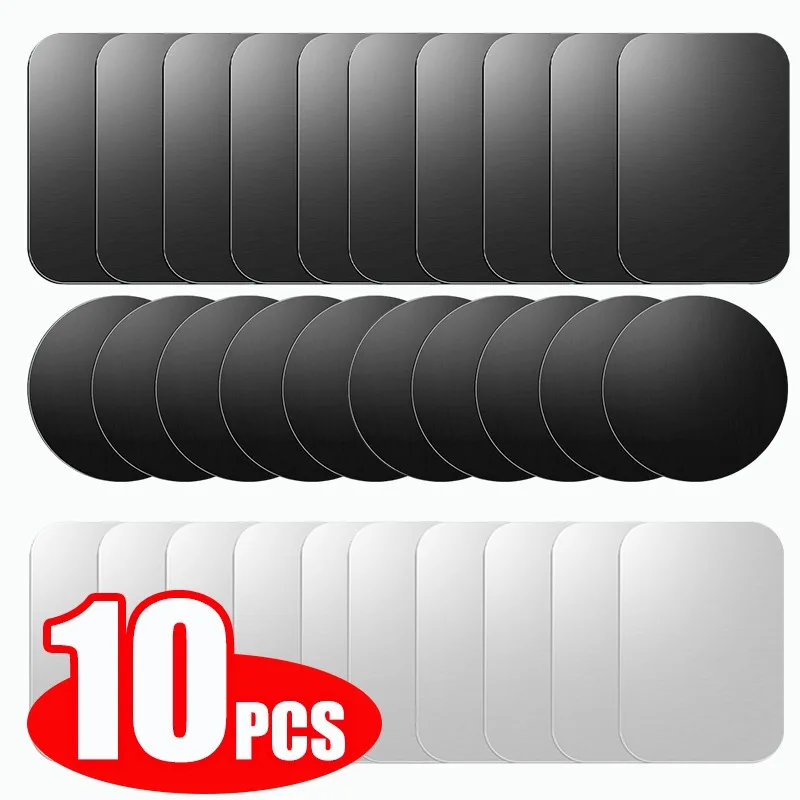 1-2-5-10pcs-Magnetic-Metal-Plate-Disk-Car-Phone-Holder-Stickers ...
