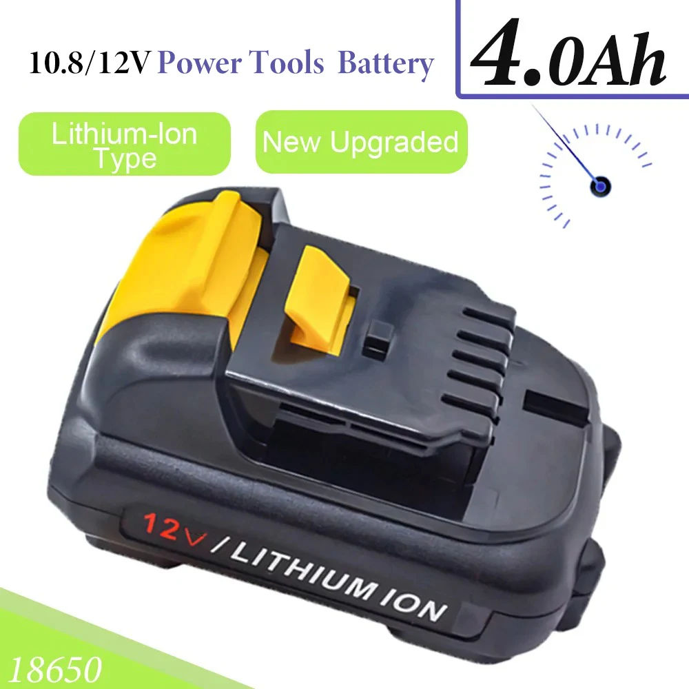 4-0Ah-Reachargeble-Battery-for-DeWalt-12V-Power-Tools-DCB120-DCB122 ...