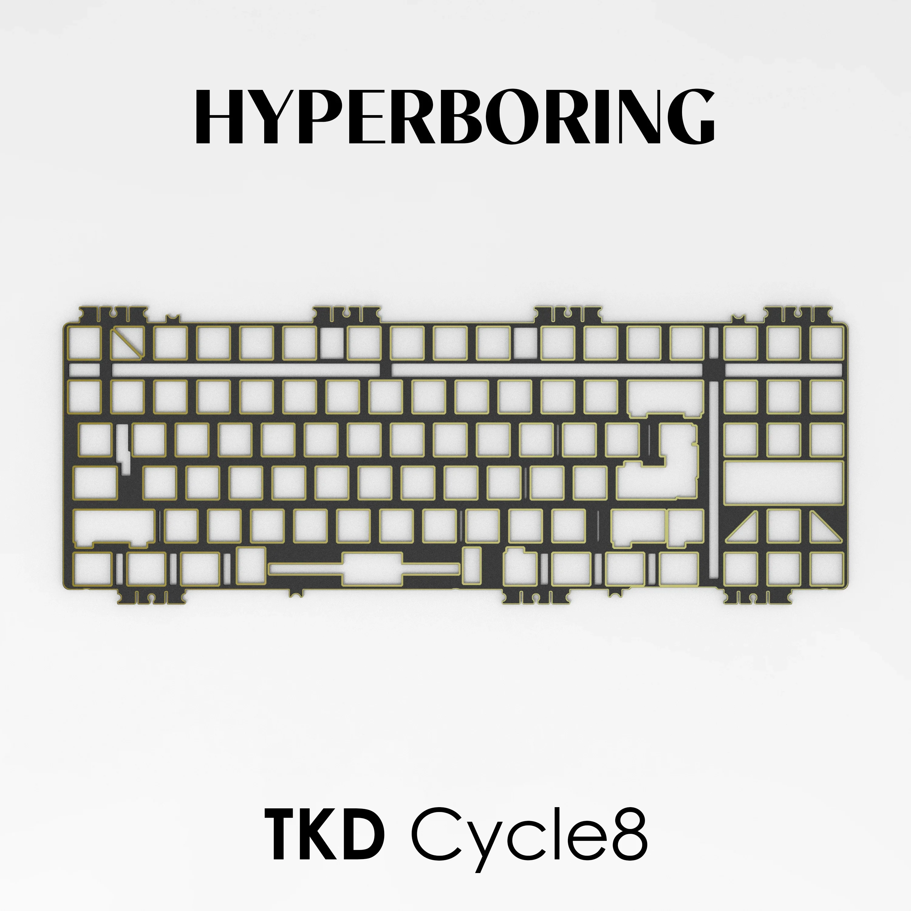 TKD-Cycle8-keyboard-plates-PP-PC-FR4-Aluminum-CF-for-plate-mount-and ...