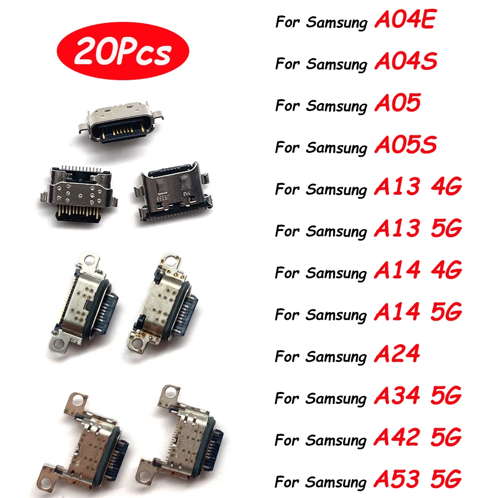 20Pcs，Micro USB Charger Dock Connector Charging Port Microphone Flex ...