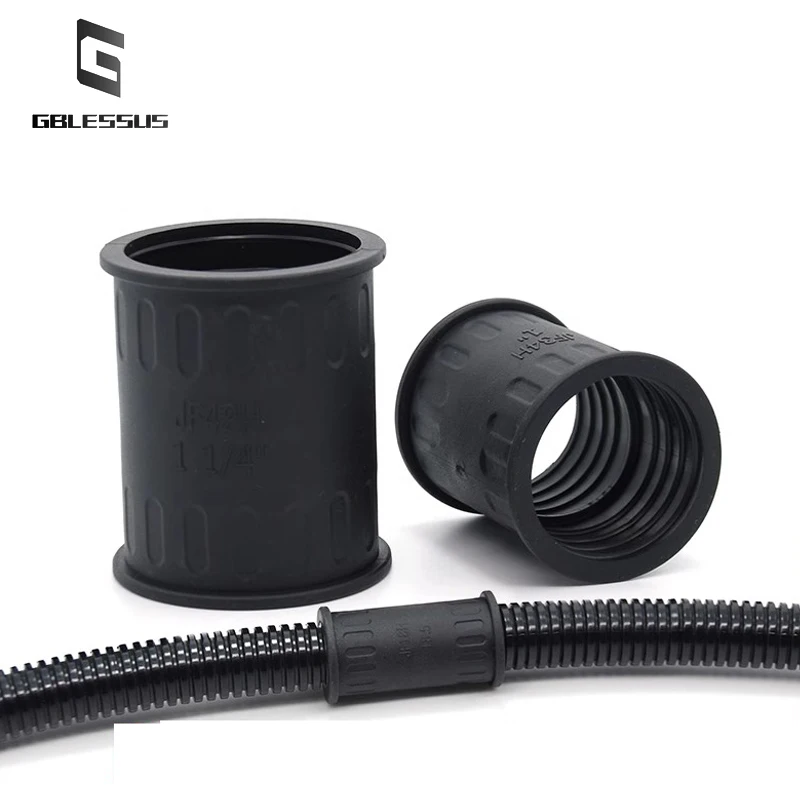 1Pcs-Corrugated-Pipe-Plastic-Two-way-Wave-Pipe-Rubber-Waterproof ...