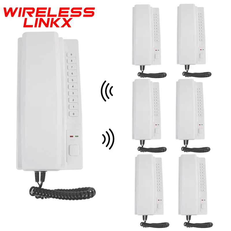 1KM Wireless Intercom System Two Way Telephone Intercom 433MHz ...