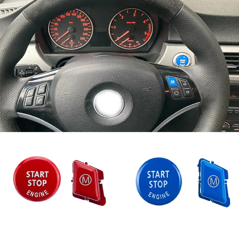 Car-Steering-Wheel-M-Alphabet-Mode-Start-Stop-Engine-Button-Fit-For-BMW ...