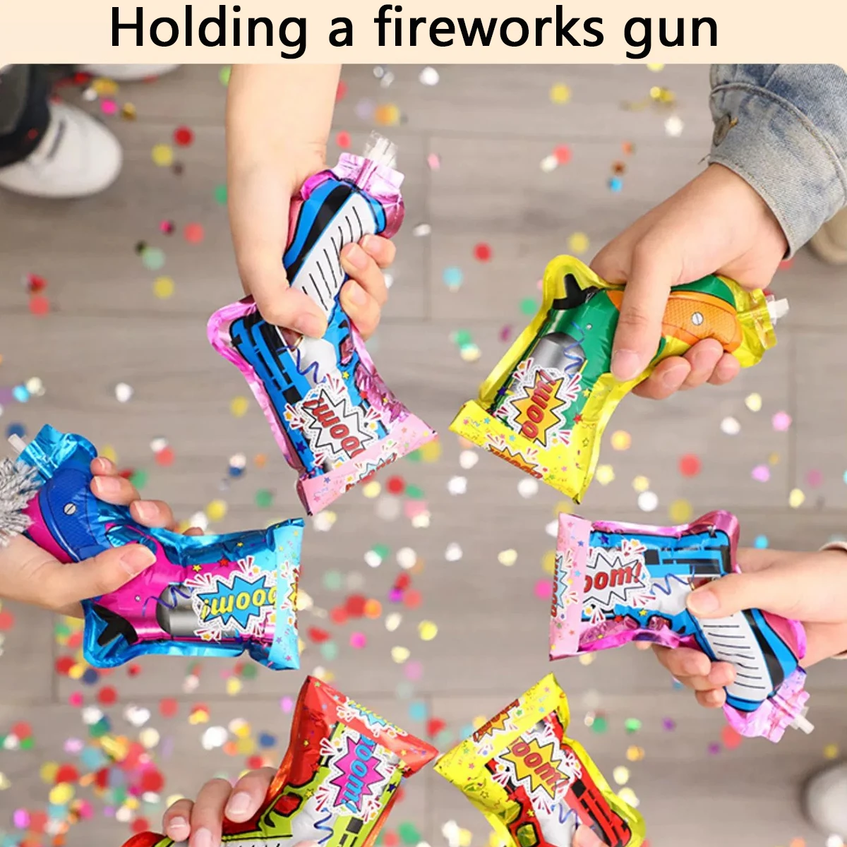 Ten-inflatable-fireworks-guns-Birthday-decoration-scene-layout-party ...