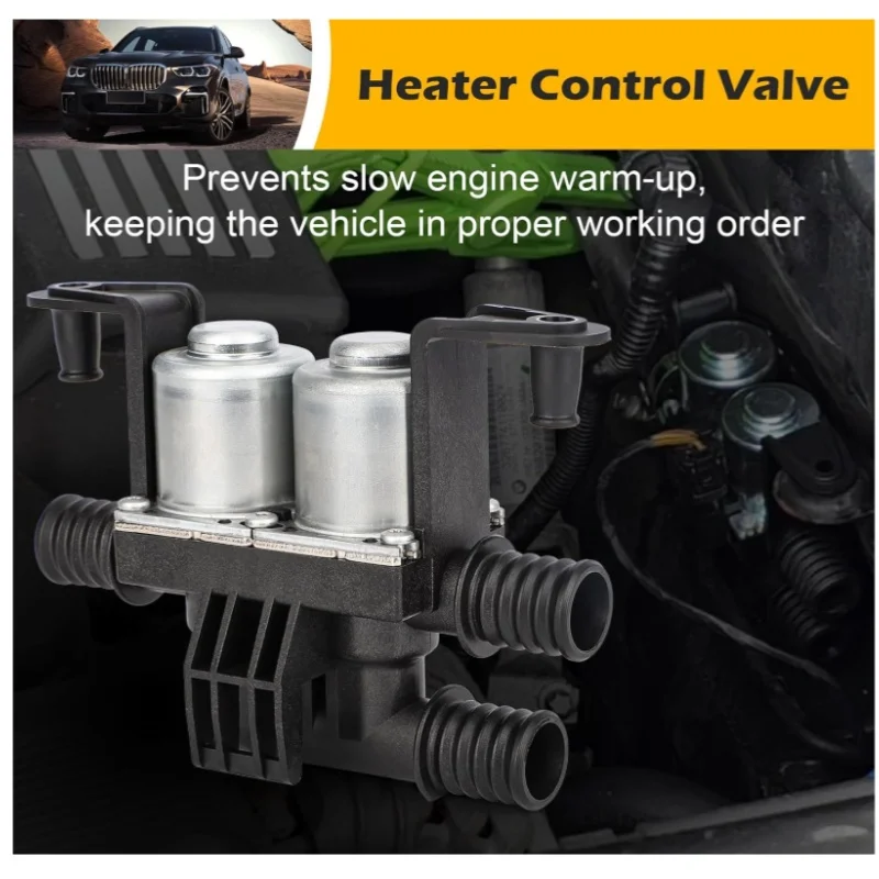 64116910544 1147412166 Car Parts Heater Control Water Valve For BMW X5 ...