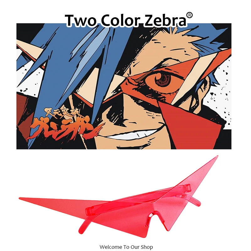 Anime-Tengen-Toppa-Gurren-Lagann-Cosplay-Kamina-Glasses-Eyewear ...