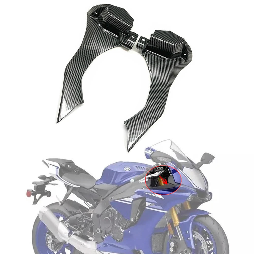 Carbon-Fiber-Dash-Air-Intake-Ram-Cover-Fairing-For-Yamaha-YZFR1-YZFR1S ...