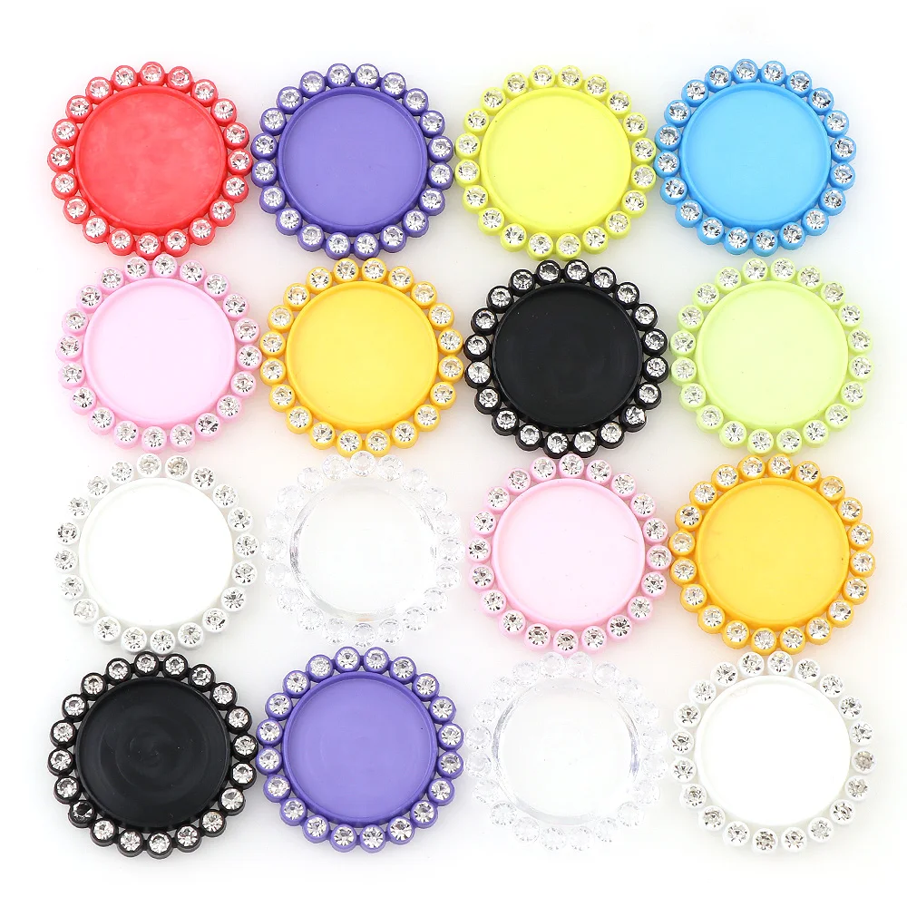 20Pcs-set-Colorful-Round-Base-Setting-Rhinestone-Cabochon-Base-Frame ...