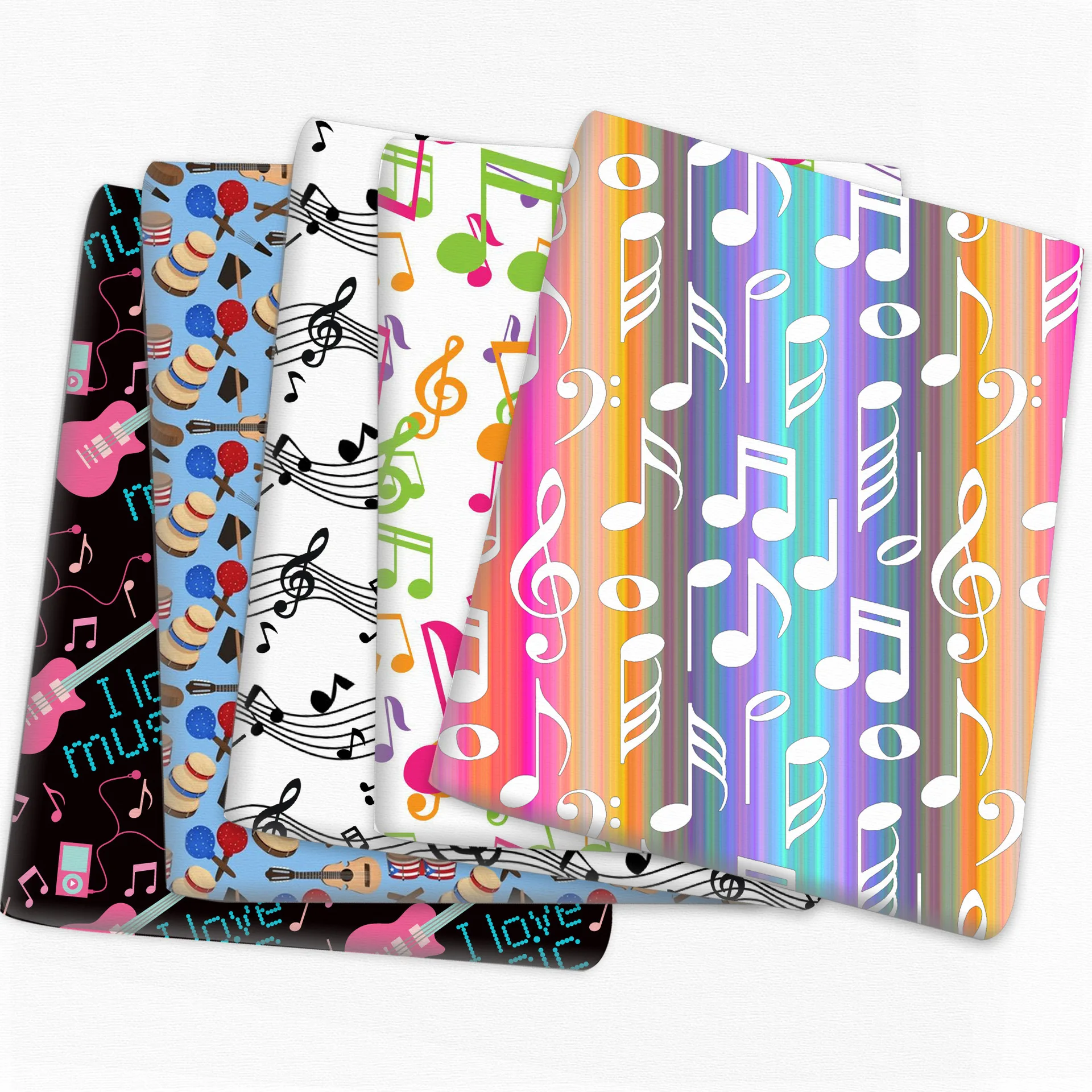 width145cm-Music-symbol-note-pattern-printing-thin-polyester-cotton ...