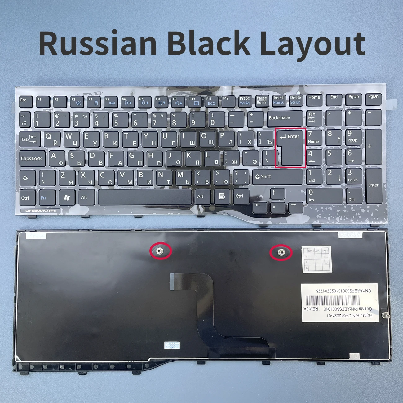 Russian-Laptop-Keyboard-for-Fujitsu-Lifebook-AH552-A552-CP581751-01 ...