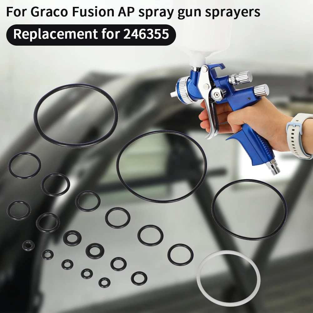 10 Kits O-Ring Rebuild Complete Kit For Graco Fusion AP Sprayers Orings ...