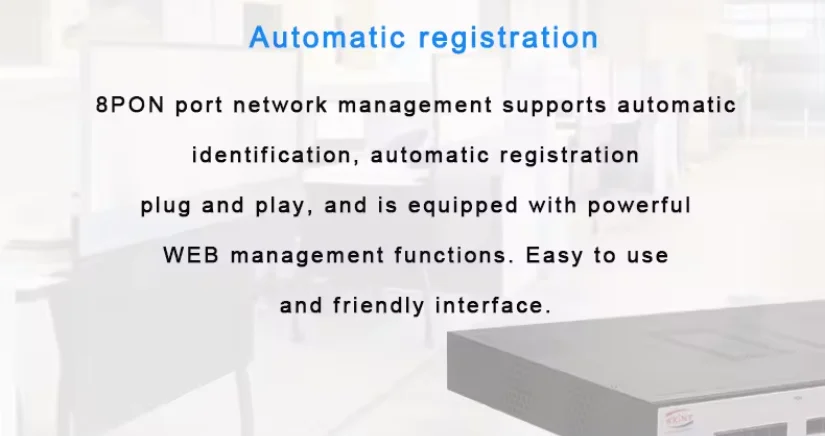 KEXINT EPON 8 SFP ports 8PON ports EPON OLT with 8 PON module compatible HUAWEI ZTE ONU,Datacenter