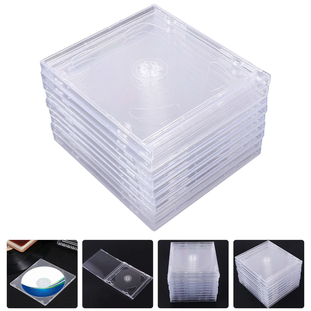 9pcs-Double-CD-Jewel-Cases-DVD-Cases-Acrylic-DVD-Holders-CD-Storage ...