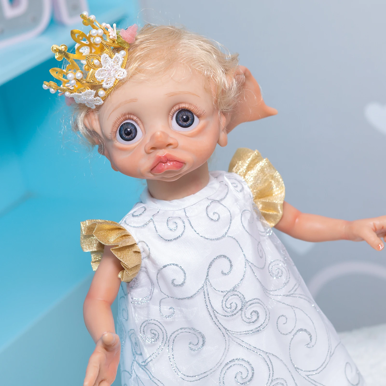 Npk 14inch Reborn Full Body Fairy Elf Already Painted Finished Doll ...