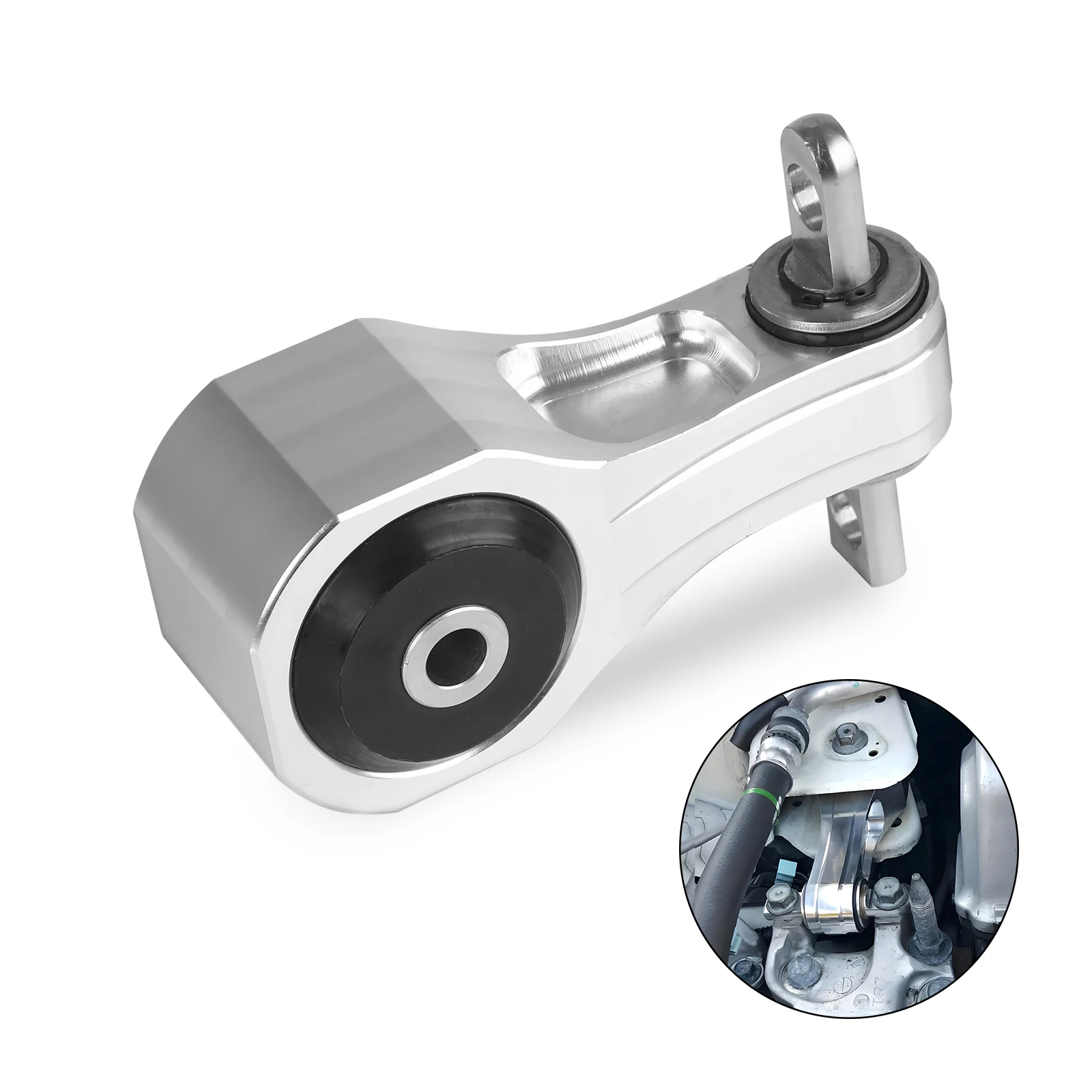 Aluminum Modified Car Engine Motor Mount Rear Lower Torque Motor Engine ...