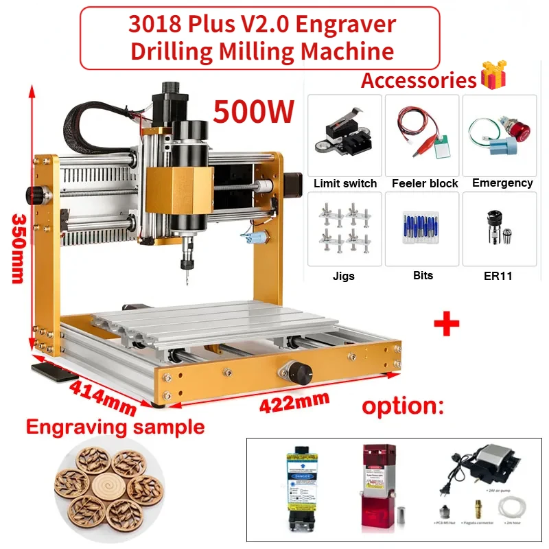 LY-CNC-Router-3018-Plus-V2-0-Engraver-Drilling-Milling-Machine-for-DIY ...