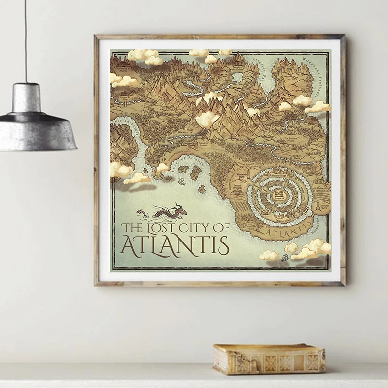Lost City Of Atlantis Map