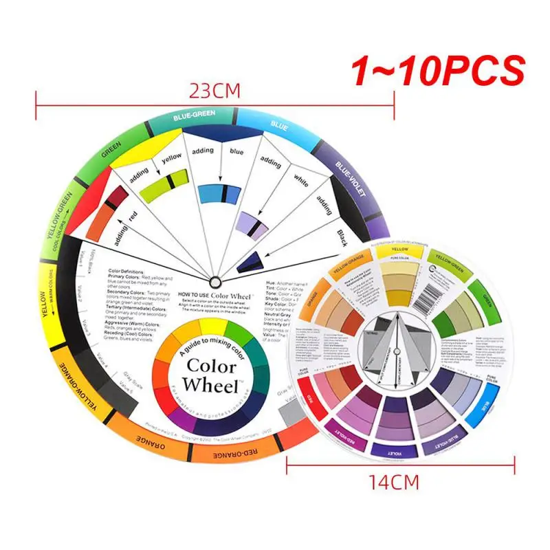 1-10PCS-Professional-Paper-Card-Design-Color-Mixing-Wheel-Ink-Chart ...