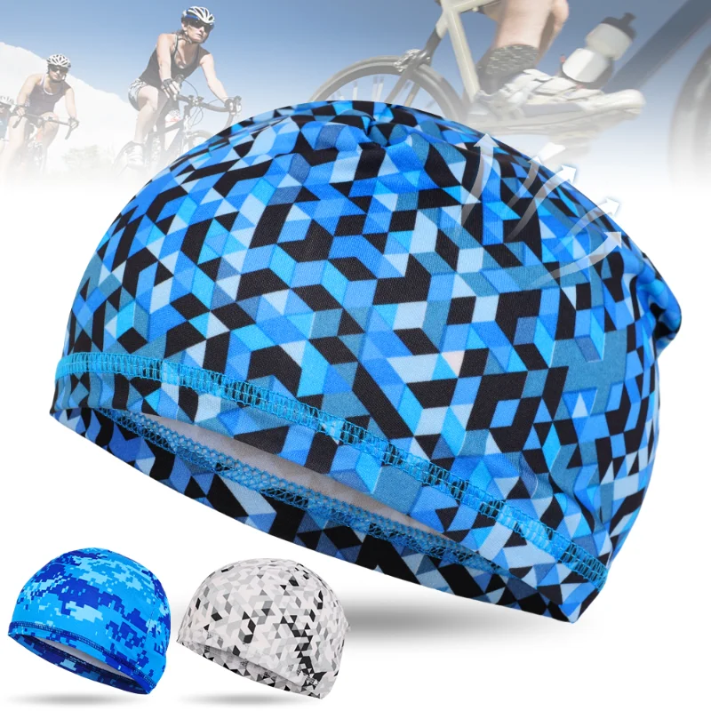 Camouflage-Breathable-Cycling-Cap-Motorcycle-Bike-Anti-UV-Helmet-Inner ...