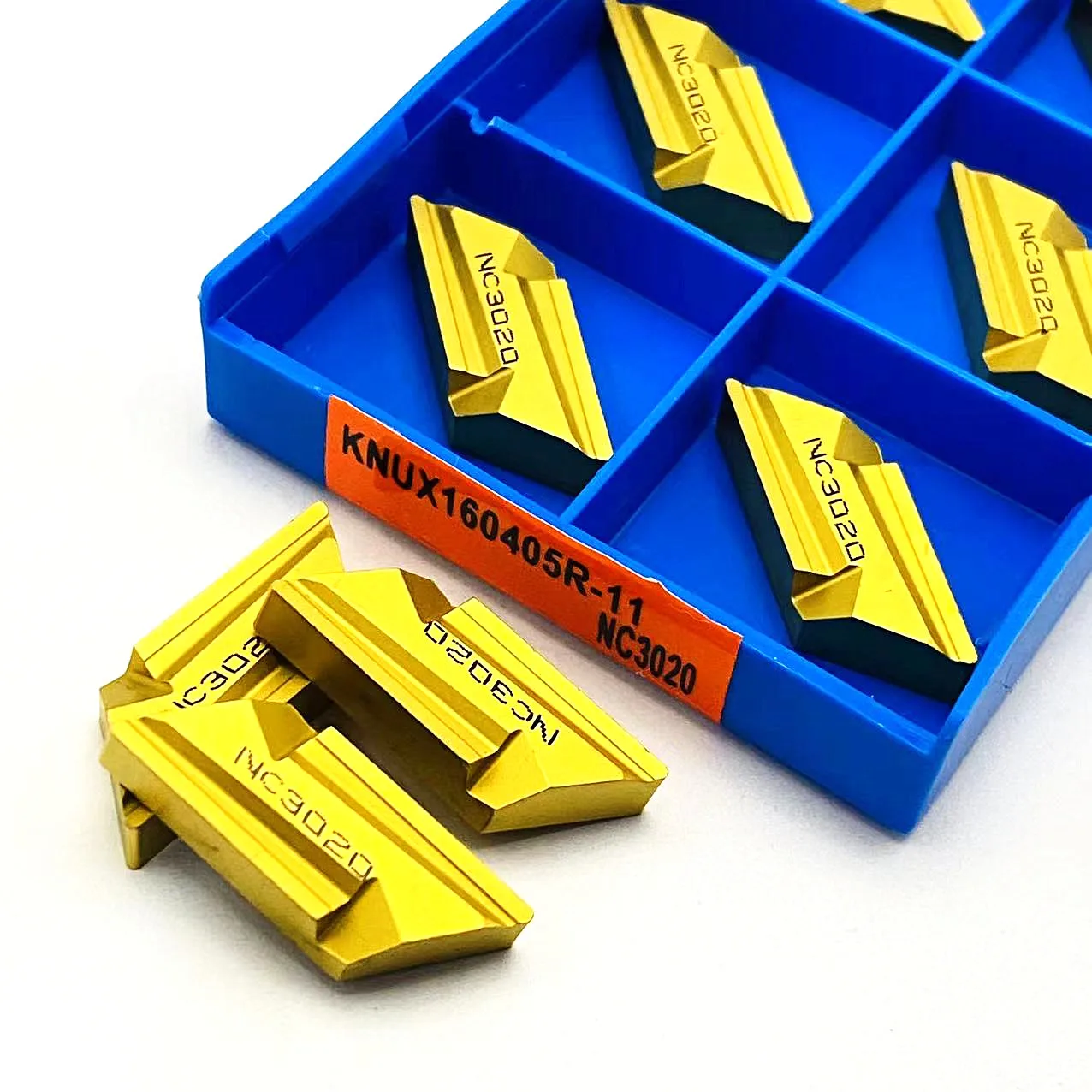 10PCS KNUX160405R KNUX160405L NC3020 Hard Alloy Tool Lathe Carbide ...