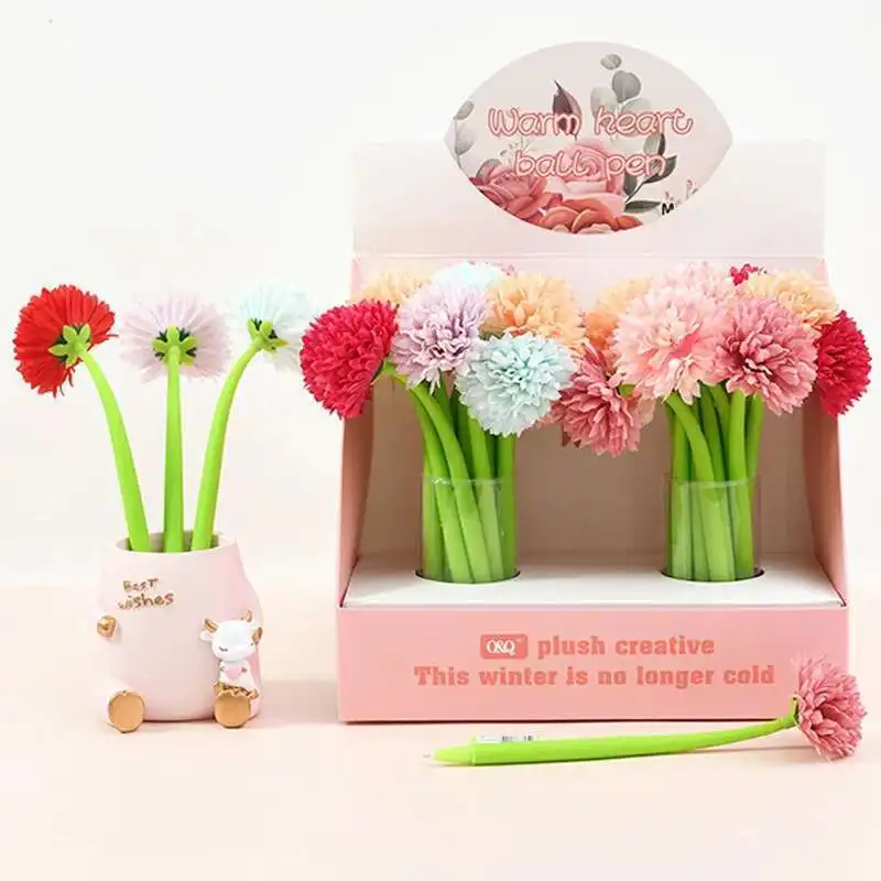 1 Piece Lytwtw's Cute Kawaii Flower Pen Office School Supplies ...