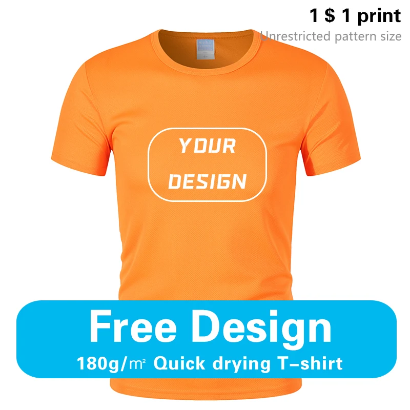 Round-Neck-Jerseys-Dry-Fast-19-Colors-Logo-Custom-Print-Short-Sleeved ...