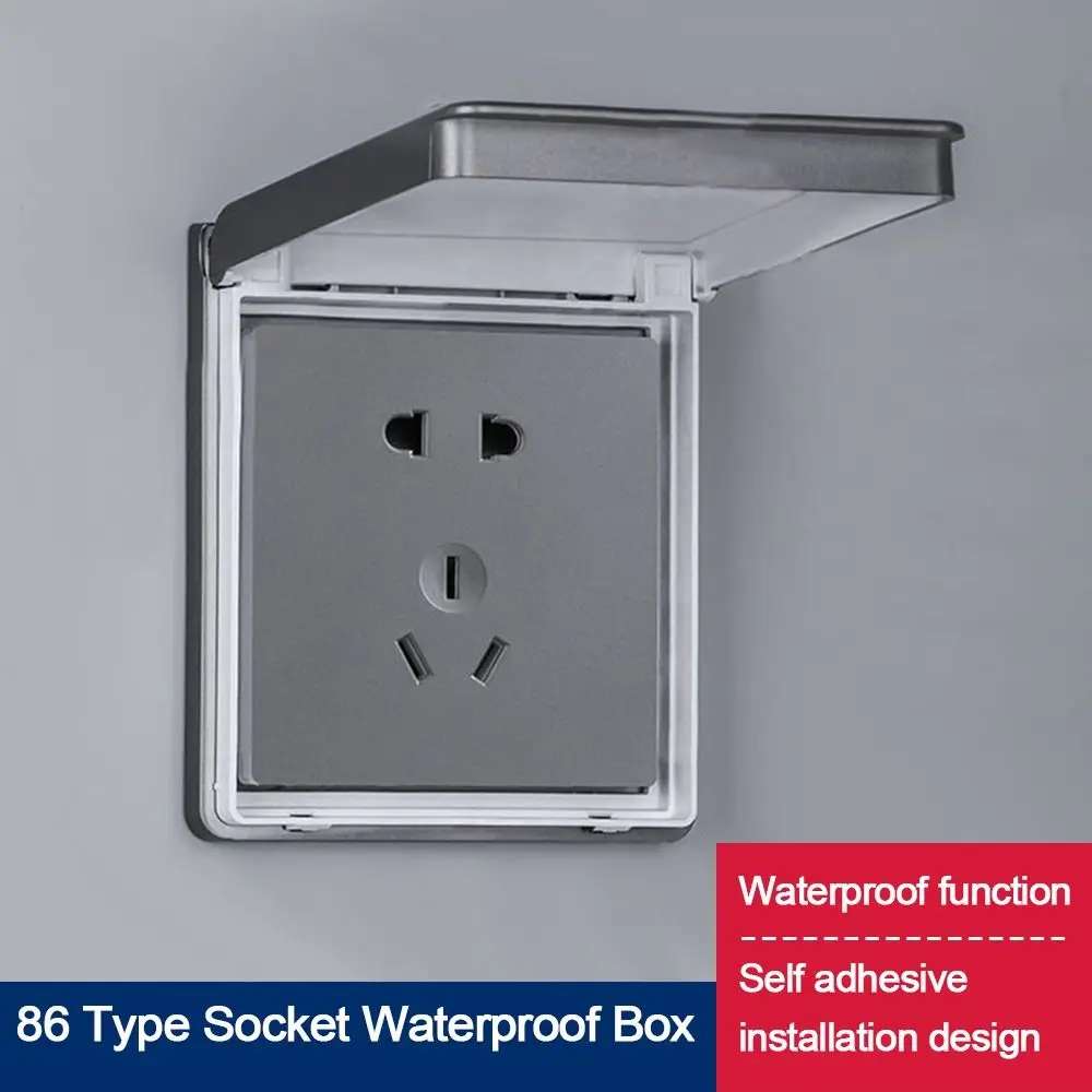 1Pc-86-Type-Self-Adhesive-Ultra-Thin-Wall-Socket-Waterproof-Box ...
