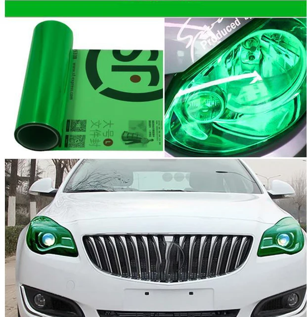 PVC Car Headlight Lamp Film Fog Lamp Sticker Car Headlight Tailing ...