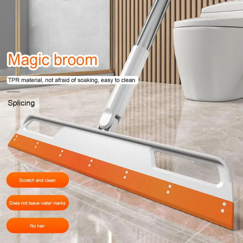 Toilet-Bathroom-Toilet-Wiper-Broom-Sweeping-Silicone-Artifact-Ground ...