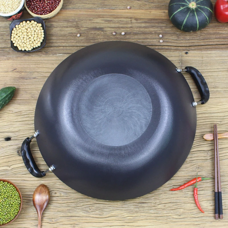 Large Old Cast Iron Pots