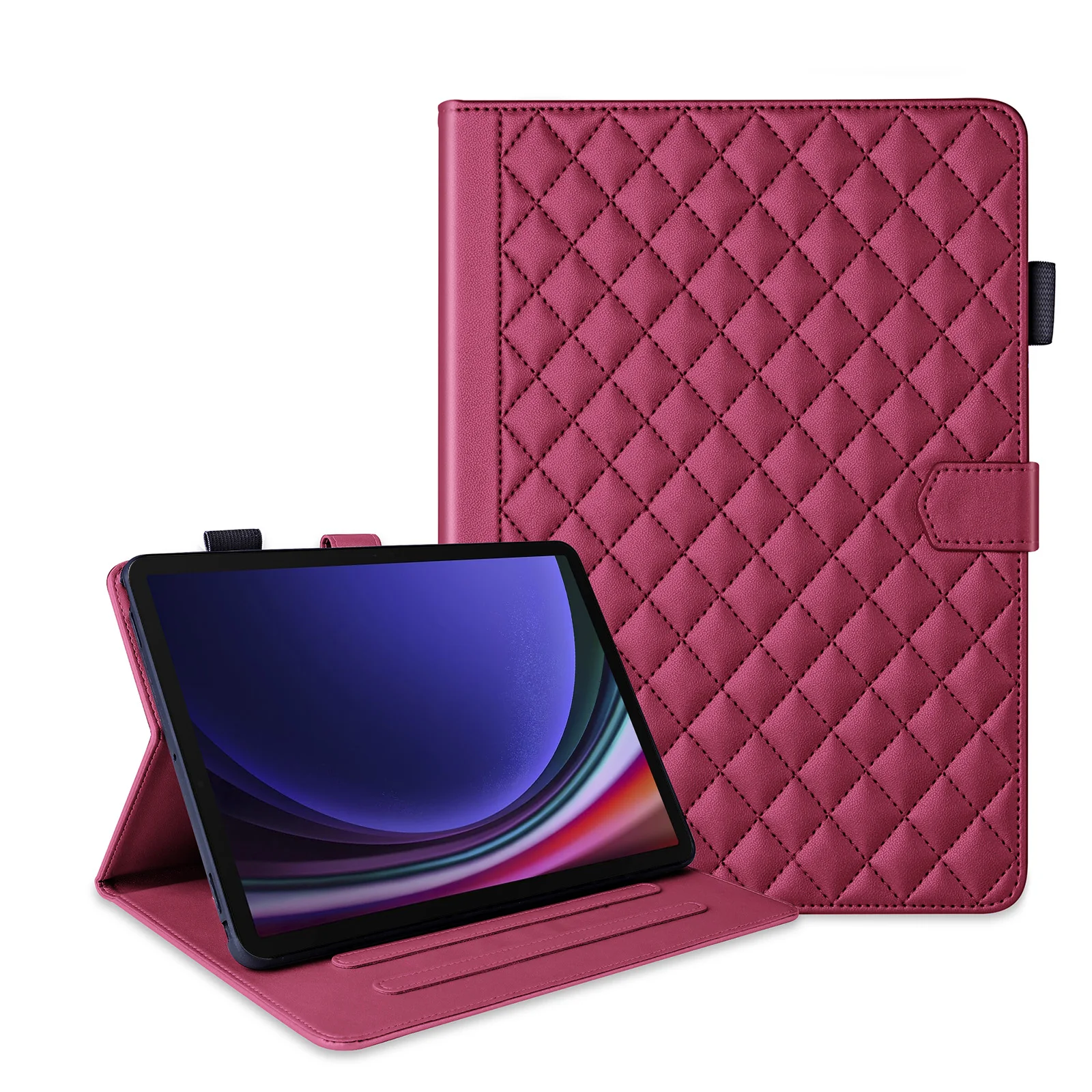 Diamond Back Silicon Tablet Cover for A9 Plus 11inch (Purple)