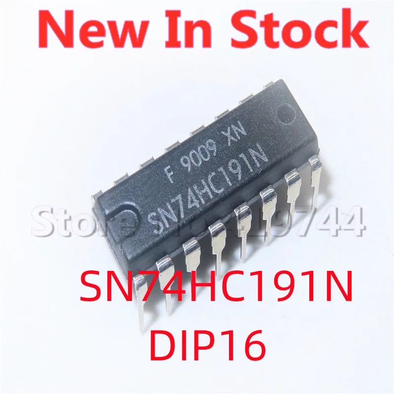 5PCS/LOT SN74HC191N 74HC191 DIP-16 Four-bit synchronous binary counter ...