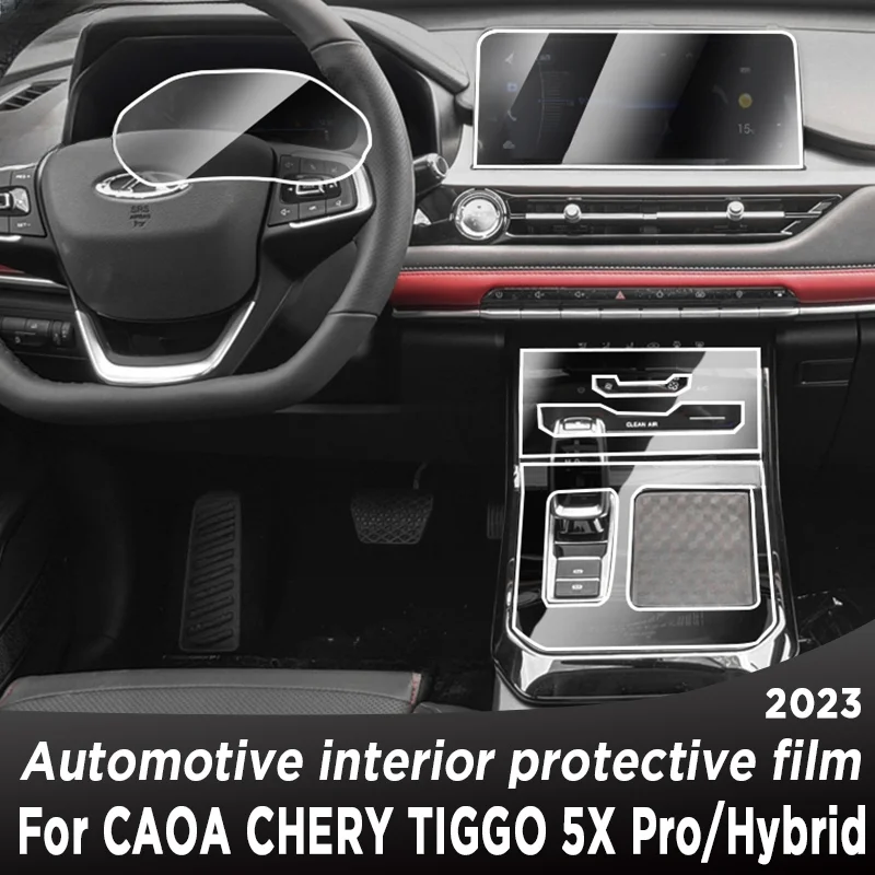 For-CAOA-Chery-TIGGO-5X-Pro-Hybrid-2023-Gearbox-Panel-Navigation-Screen-Automotive-Interior-TPU ...